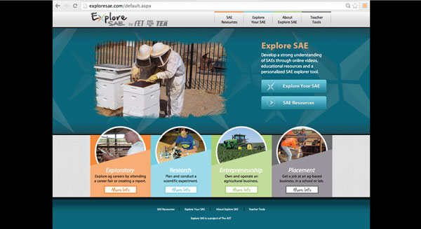 Explore SAE - An Online Ag Ed Tool for Discovering SAEs
